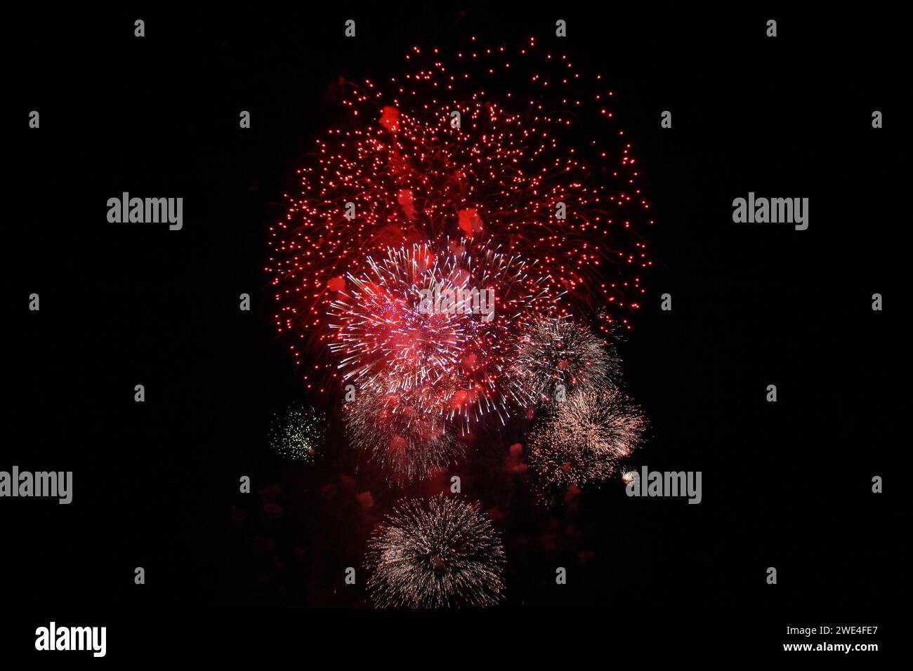 Vibrant festive sparkling fireworks hi-res stock photography and images ...