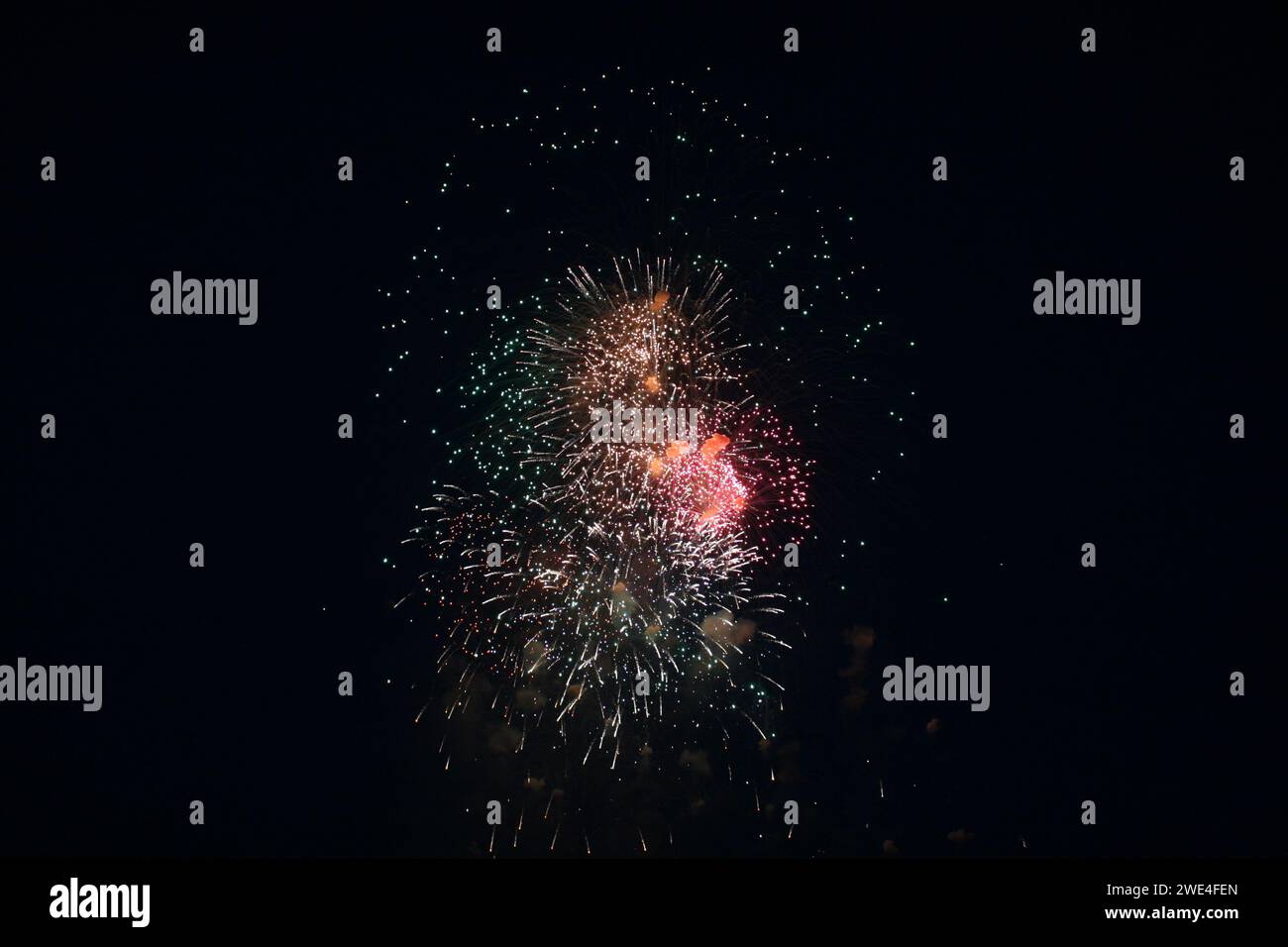 Festive Fireworks Fantasia: Capturing the Sky's Dazzling Dance Stock ...