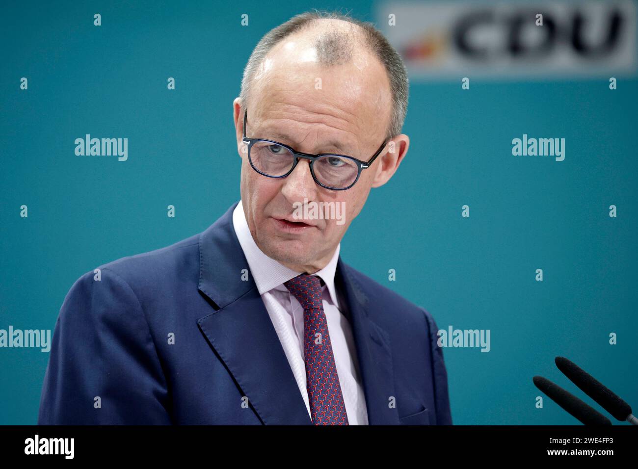 Friedrich Merz, Vorsitzender der CDU und Fraktionsvorsitzender der CDU ...