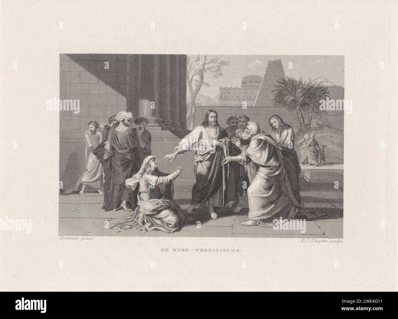 Christ with the Syro -Fenician wife, Dirk Jurriaan Sluyter, After ...