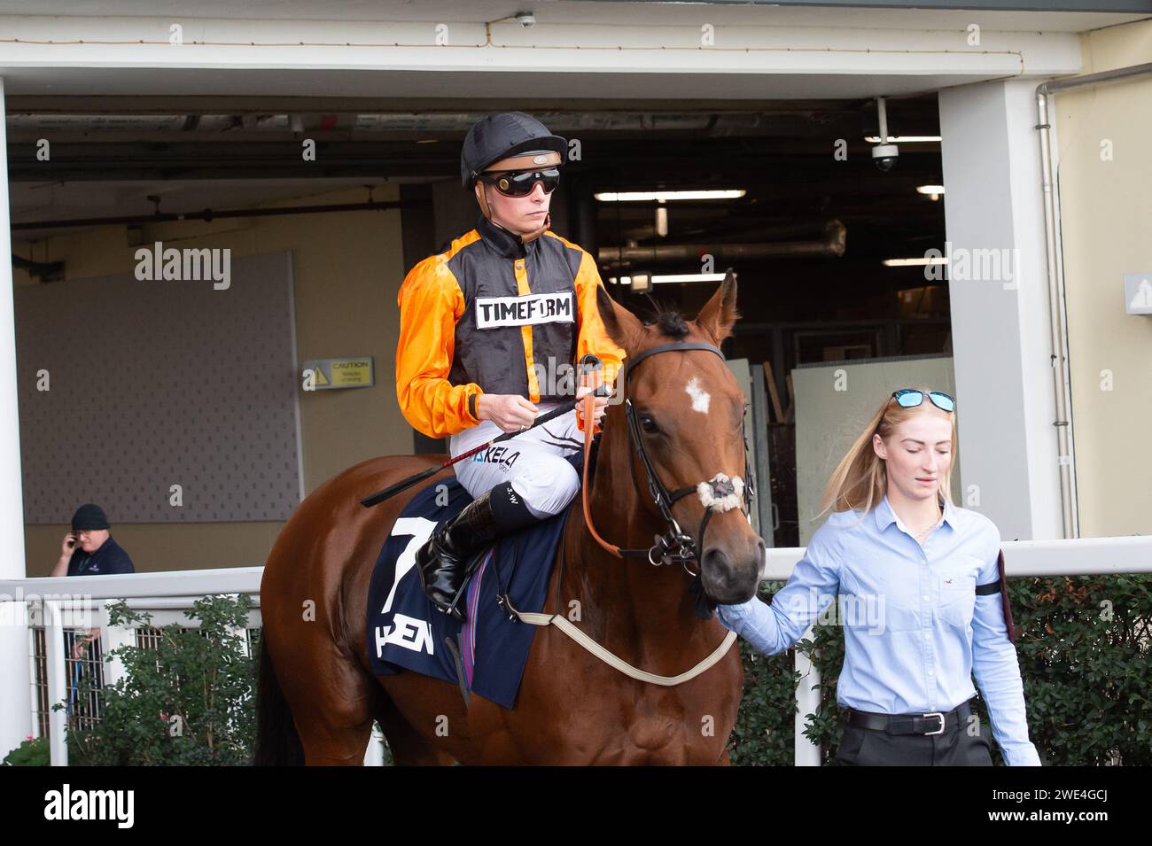 Ascot, Berkshire, UK. 7th October, 2023. Horse Rhoscolyn ridden by ...