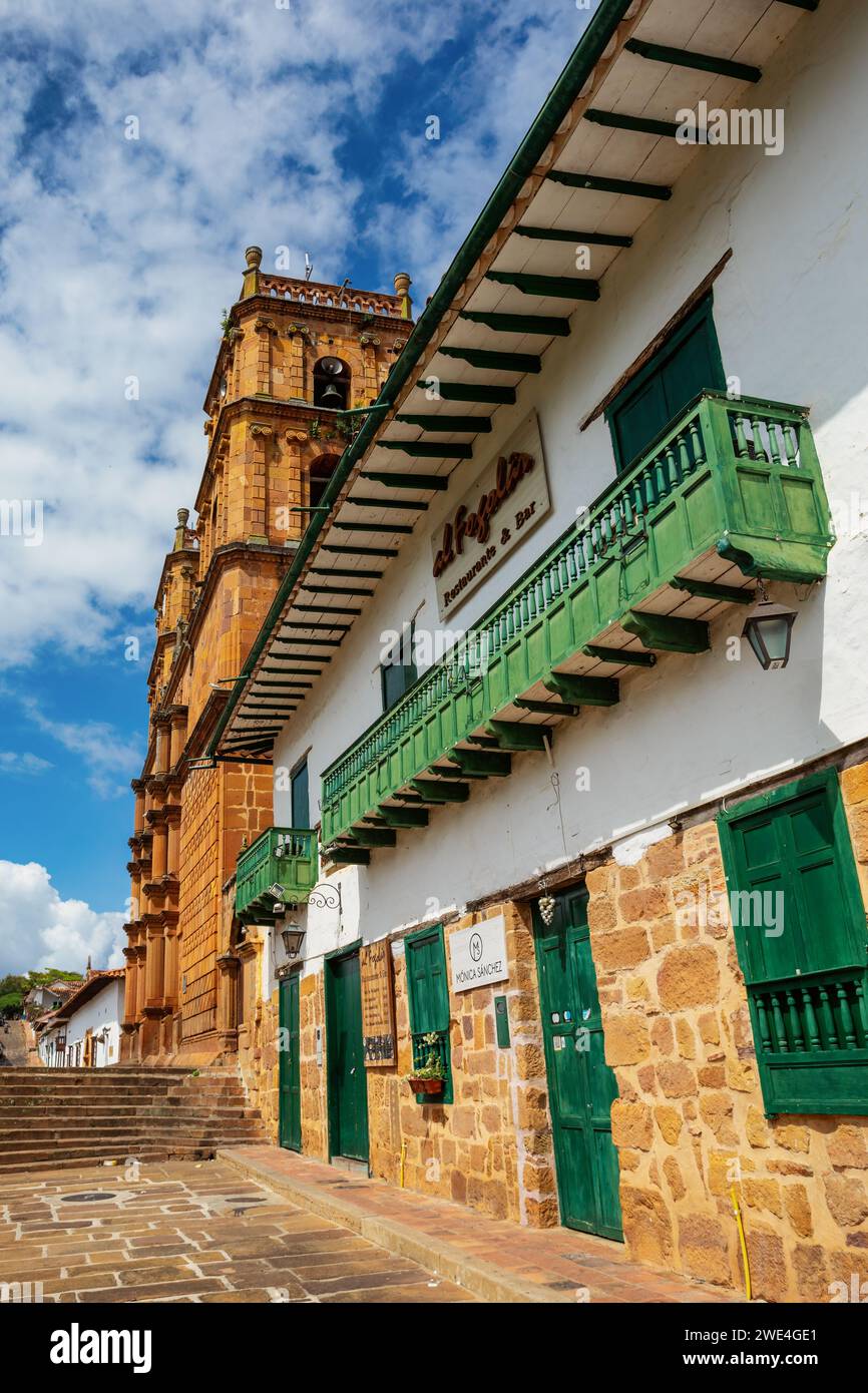 Barichara, Colombia - November 21st 2023: Parish Church of the ...