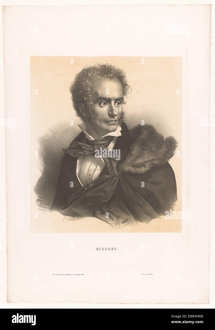 Portret van Anne-Louis Girodt-Trioson, Nicolas Maurin, c. 1826 - 1852 ...
