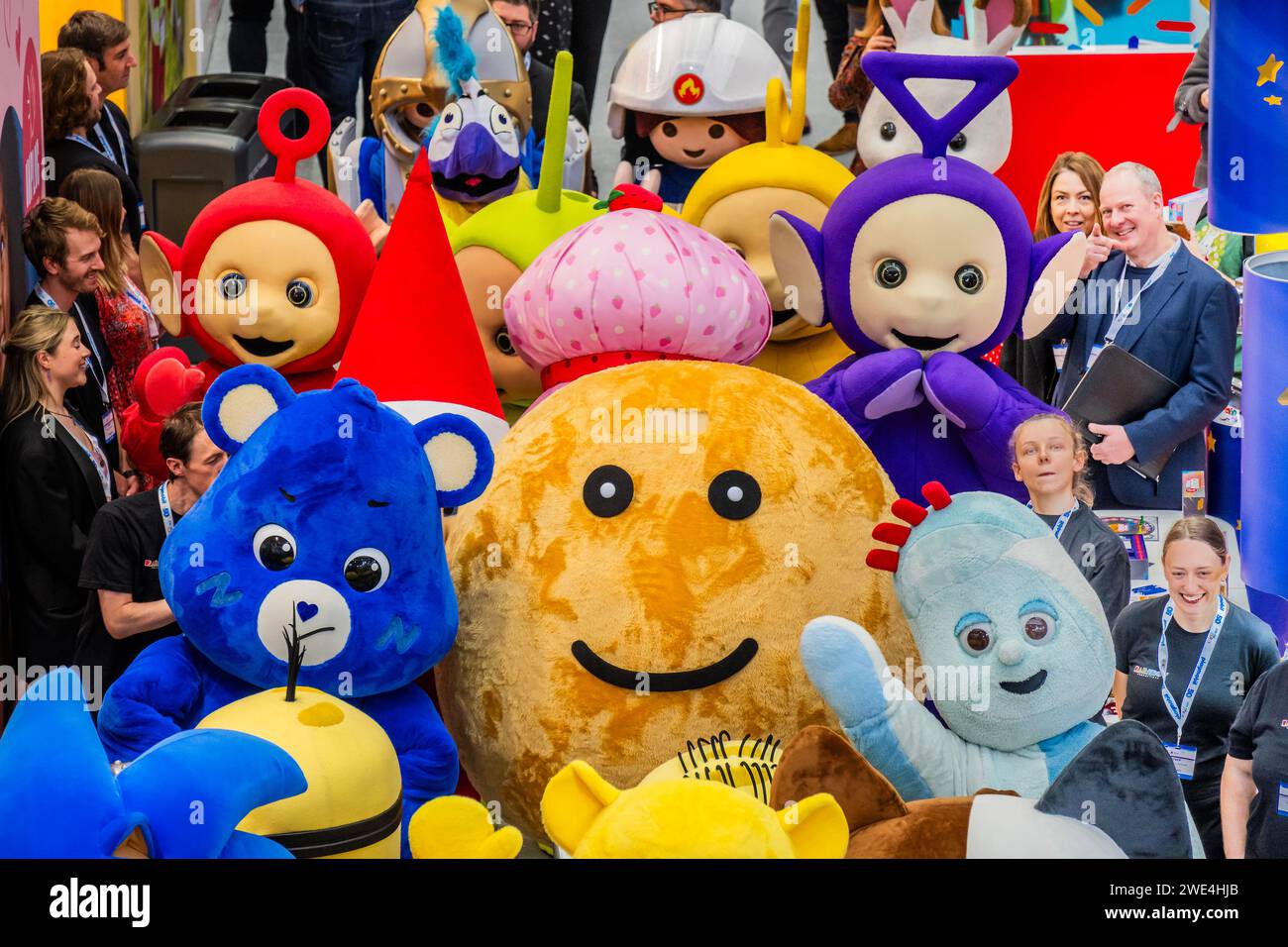 London, UK. 23rd Jan, 2024. The Character Parade (includes a diverse ...