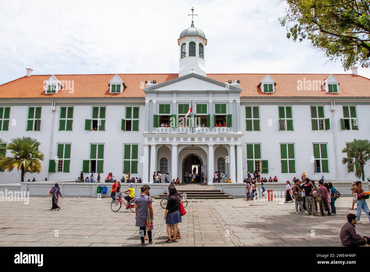 Fatahillah Square in Kota Tua, the old town of Jakarta and center of ...