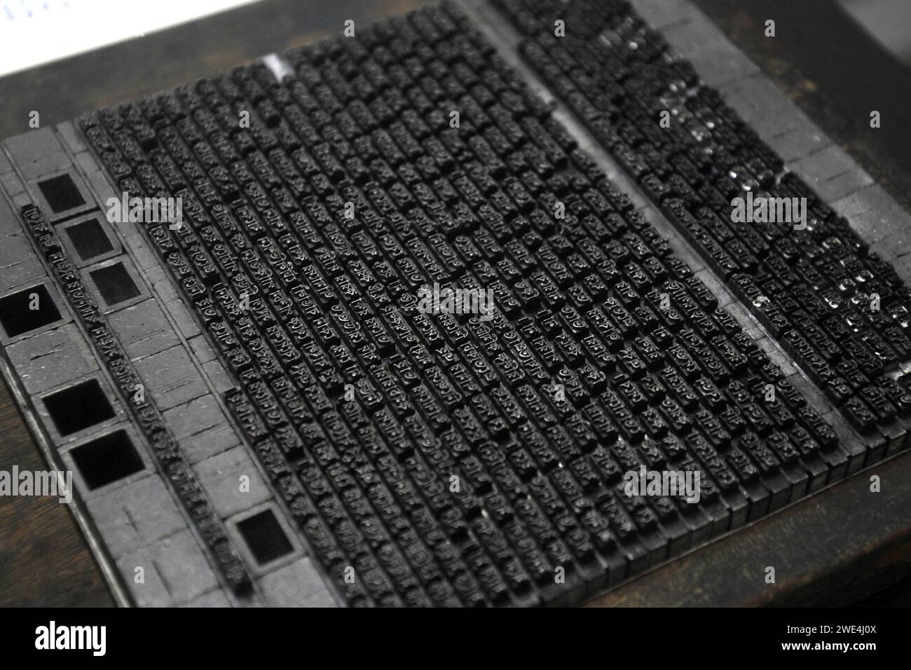 metal type alphabet Stock Photo - Alamy