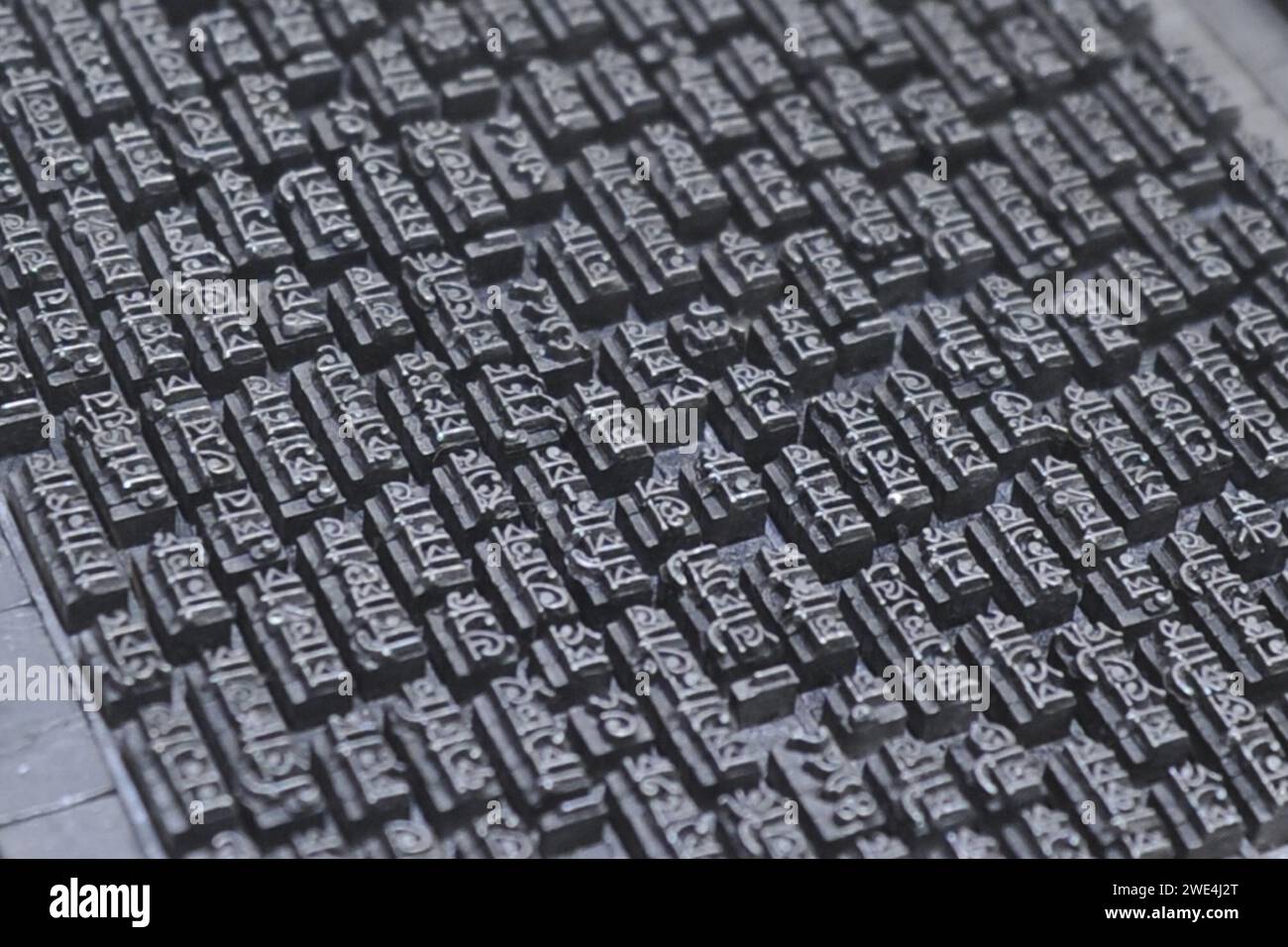 metal type alphabet Stock Photo - Alamy