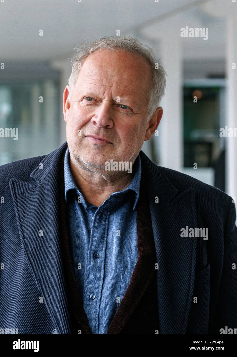 Kiel, Germany. 23rd Jan, 2024. Actor Axel Milberg during the filming of ...