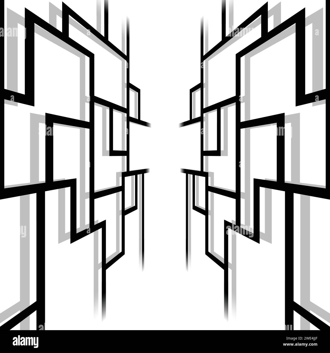 Minimalist lines background. Vector illustration. Abstract Background ...