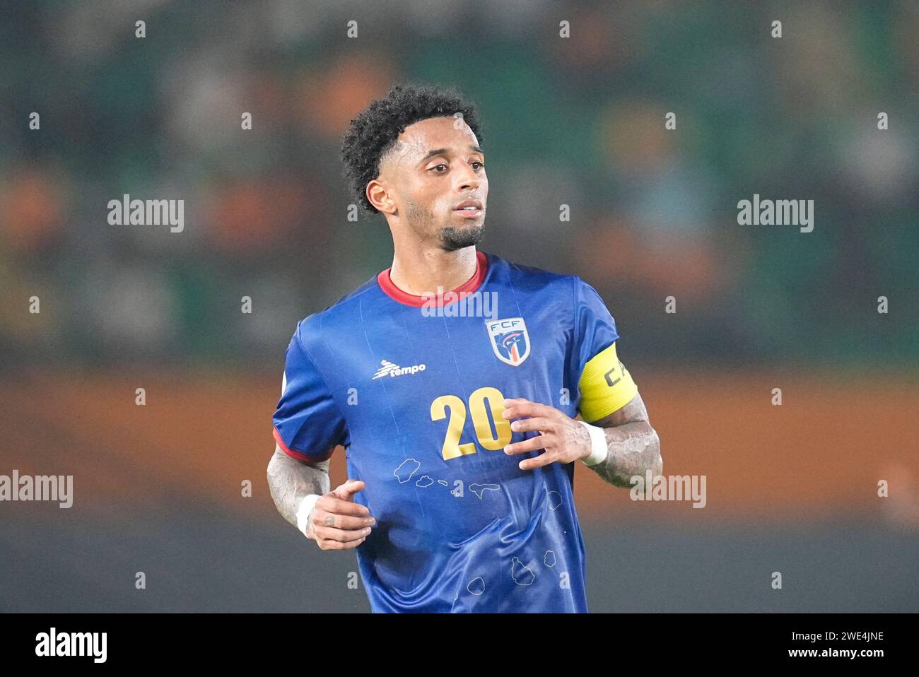 January 22 2024: Ryan Isaac Da Graca Mendes (Cap Verde) looks on during ...