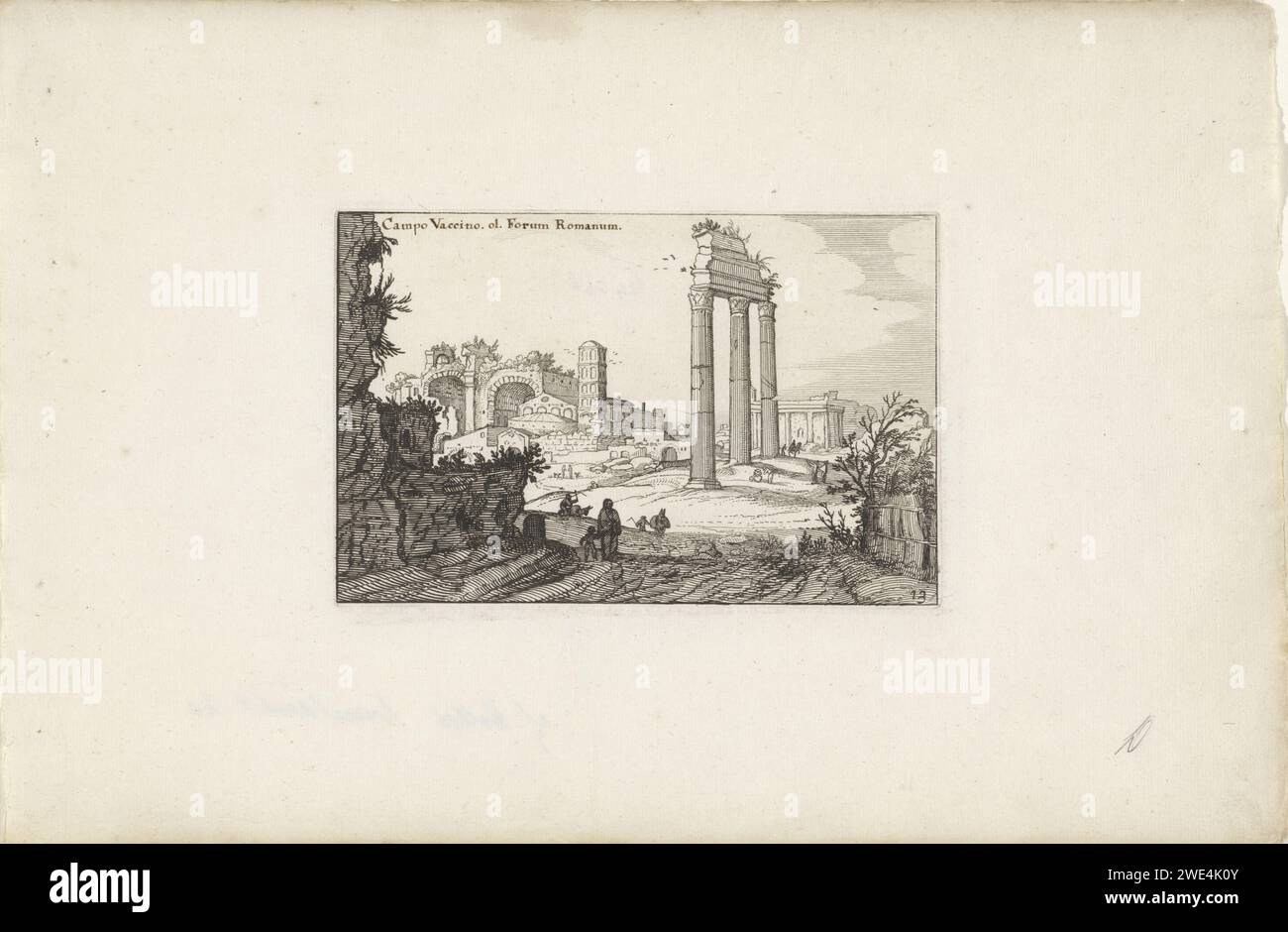 Temple of Castor and Pollux and the Basilica of Constantijn, Claes ...