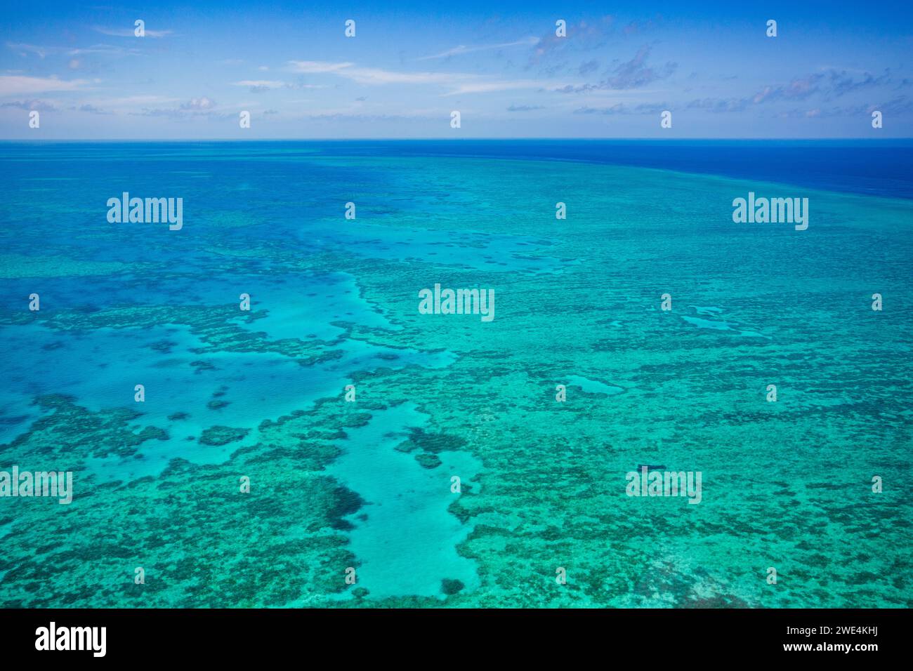 Great barrier reef from the air hi-res stock photography and images - Alamy