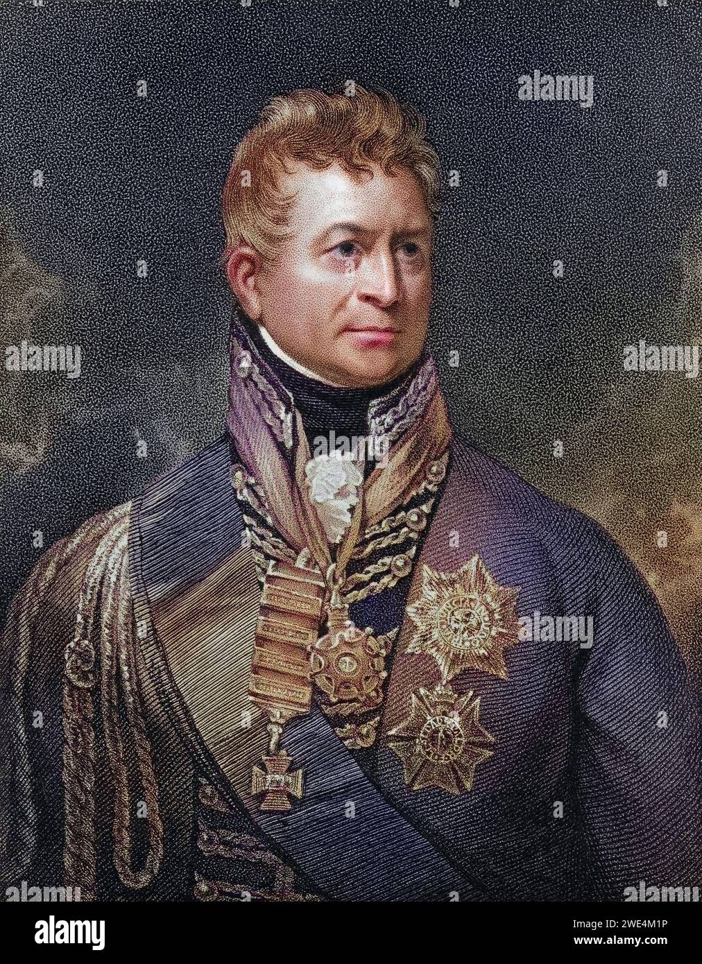 Sir Thomas Picton 1758 to 1815 englischer General, Historisch, digital ...