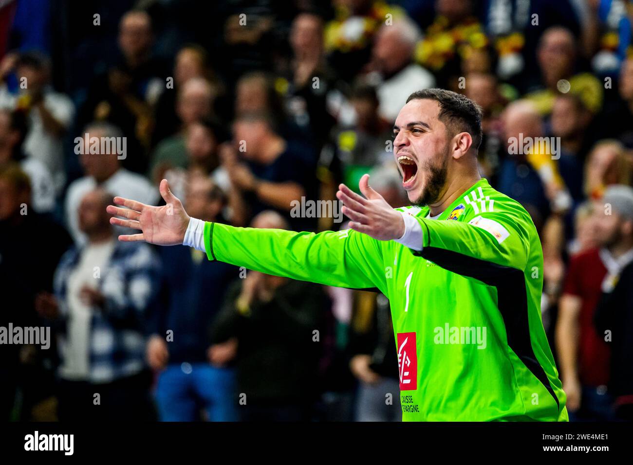 Cologne, Germany. 22nd Jan, 2024. Handball: European Championship ...