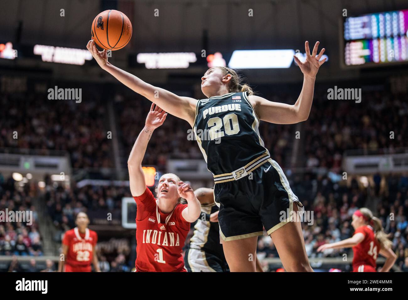West Lafayette, Indiana, USA. 21st Jan, 2024. Purdue Boilermakers ...