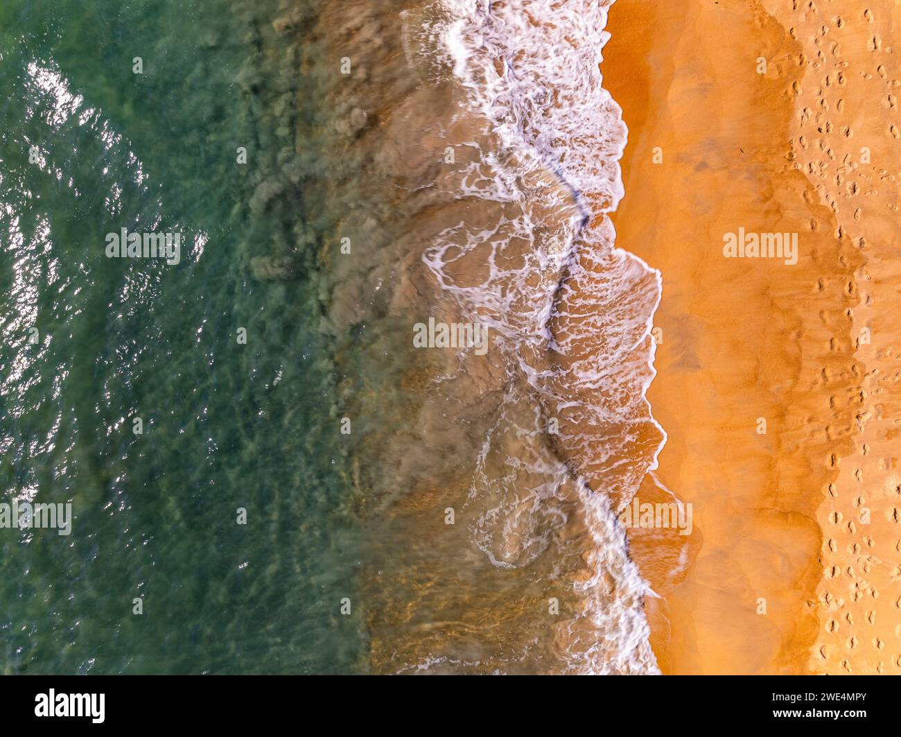 Amazing Top view dark sea beach landscape background,Summer sea waves ...