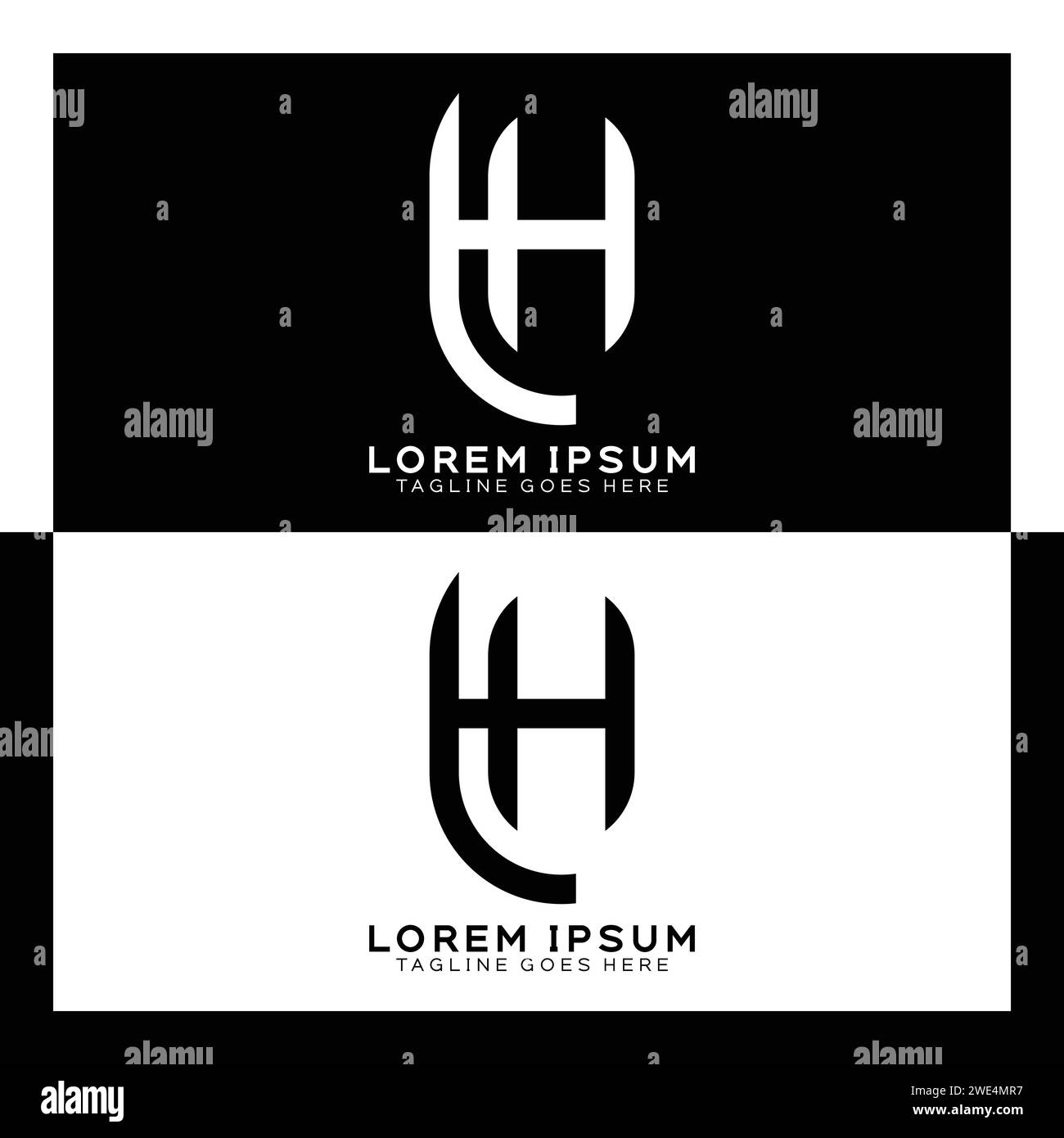 TH initial letter logo. Alphabet T and H pattern design monogram Stock ...