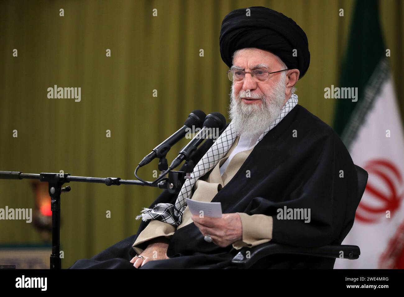 Tehran, Iran. 23rd Jan, 2024. Iranian Supreme Leader Ayatollah ALI ...