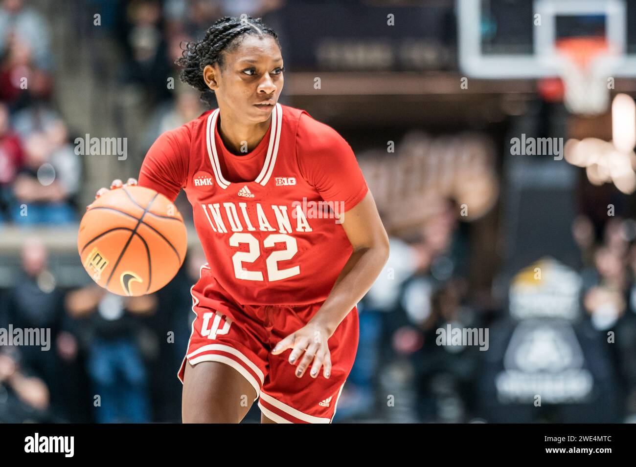 West Lafayette, Indiana, USA. 21st Jan, 2024. Indiana Hoosiers Guard ...