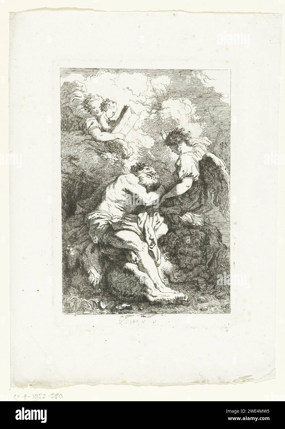 Heilige Hieronymus, Jean Honoré Fragonard, After Johann Liss, 1763 ...