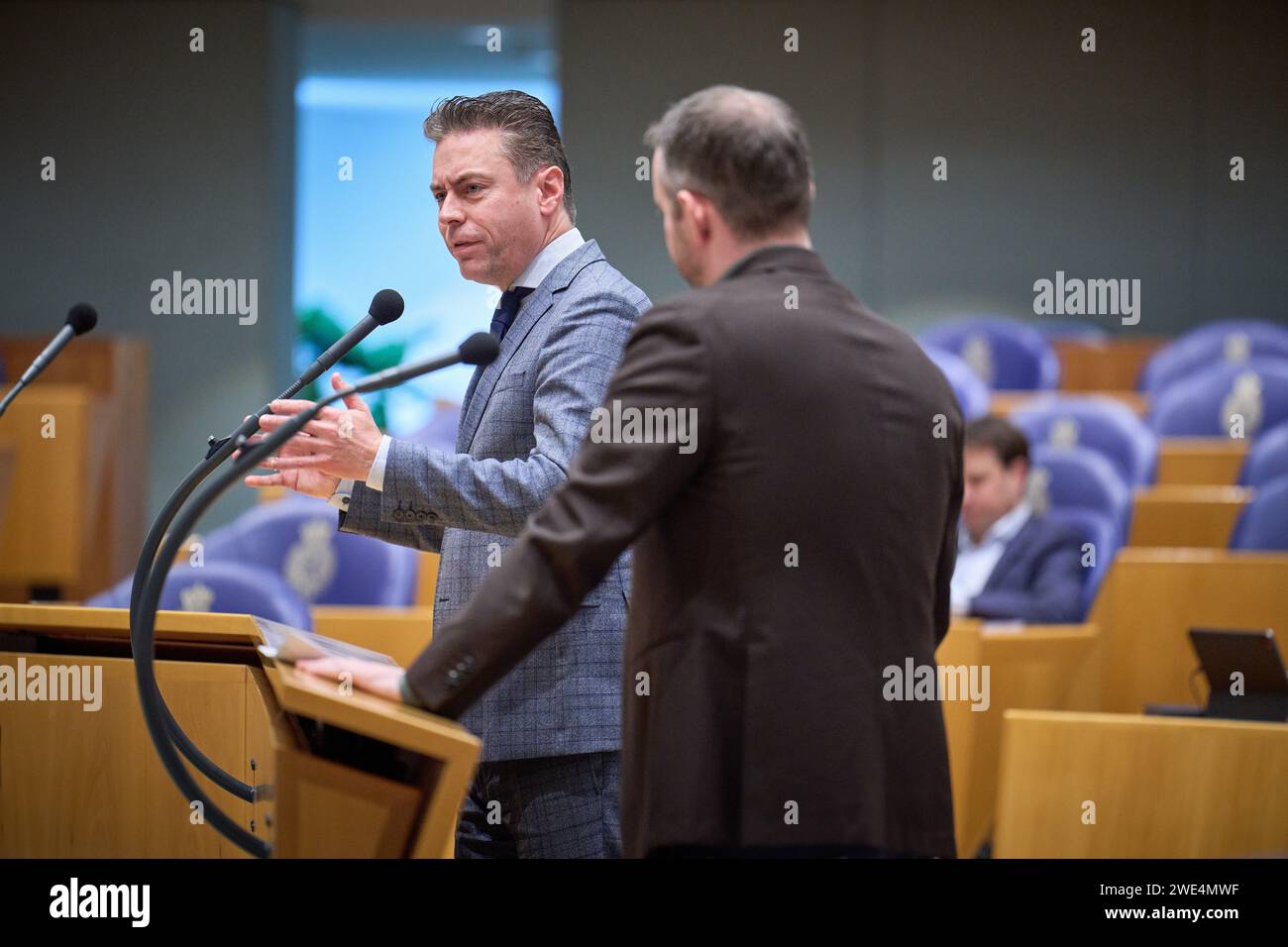 THE HAGUE - Chris Stoffer (SGP) during the weekly question time in the ...