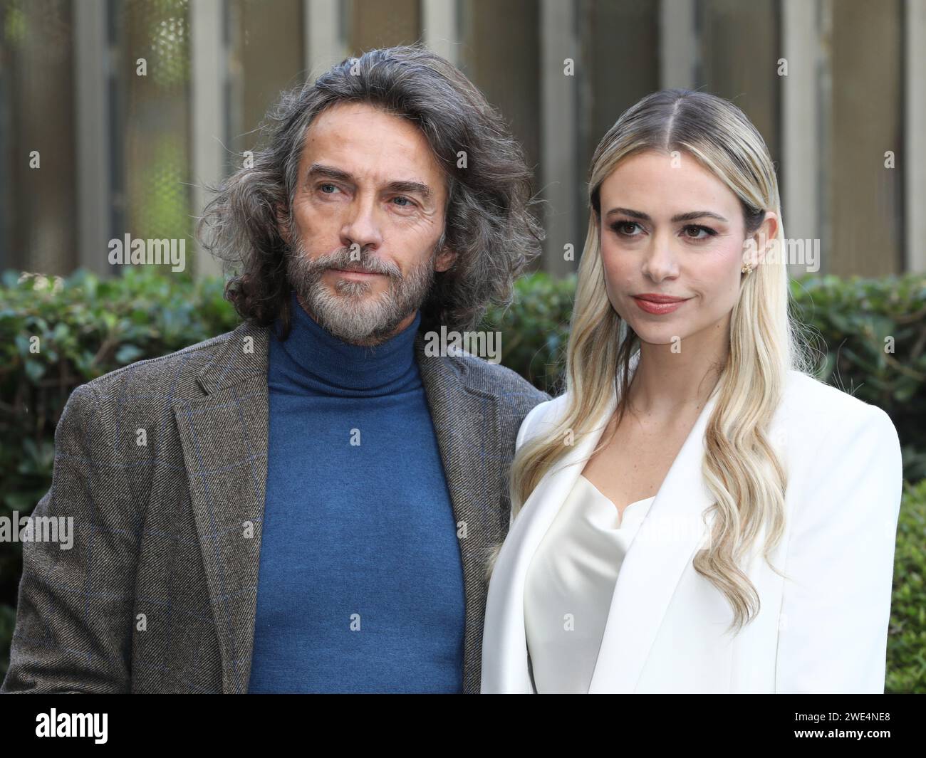 Rome, Italy. 23rd Jan, 2024. Rome, Rai Mazzini headquarters, photocall ...