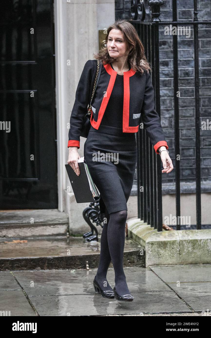 London, UK. 23rd Jan, 2024. Lucy Frazer, MP, Secretary of State for ...