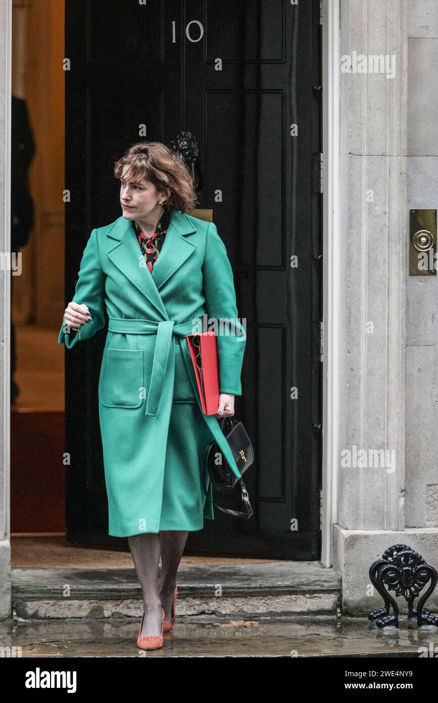 London, UK. 23rd Jan, 2024. Victoria Atkins, MP, Secretary of State for ...