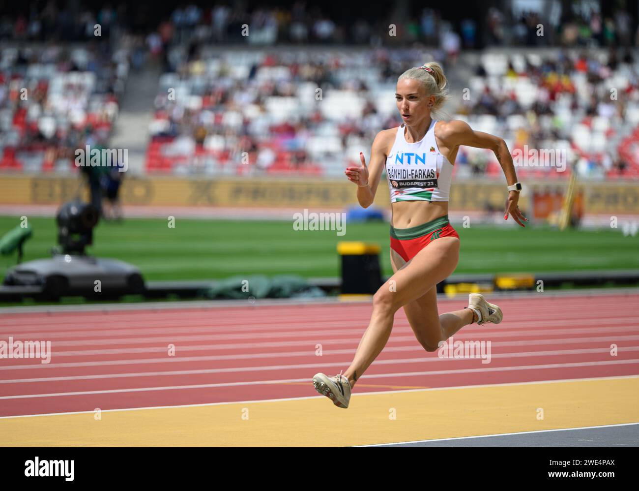 Petra BÁNHIDI-FARKAS participating in the long jump at the World ...