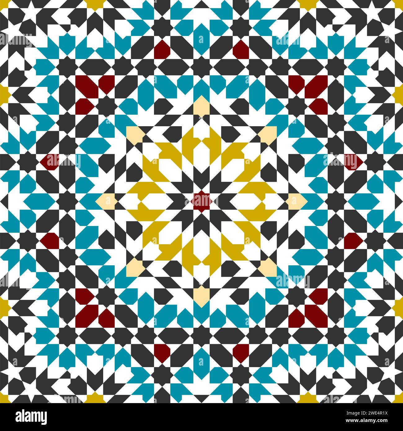 Zellij vector vectors hi-res stock photography and images - Alamy