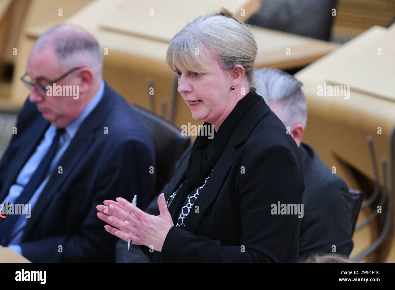 Edinburgh Scotland, UK 23 January 2024. Deputy First Minister Shona ...