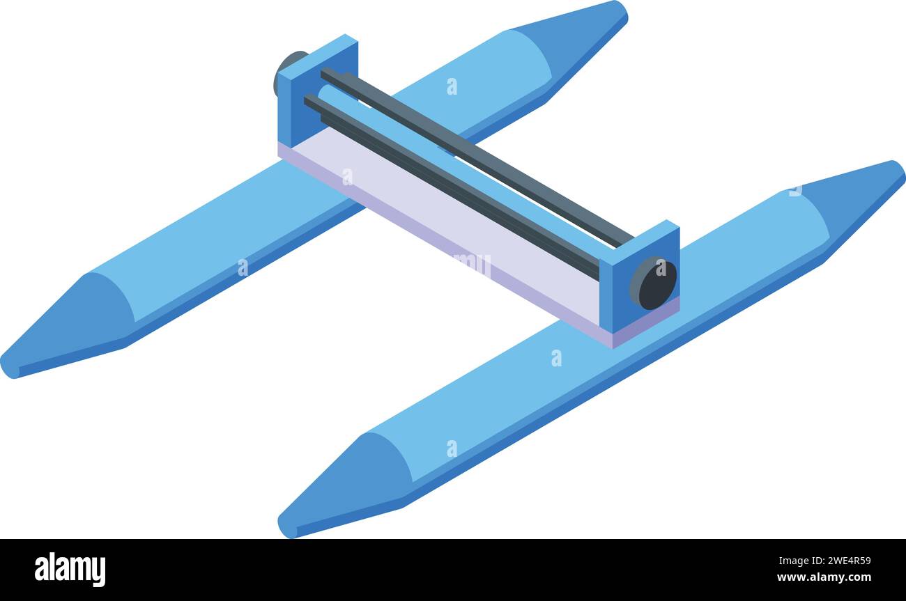 Tidal energy icon isometric vector. Facility green energy. Eco sea ...