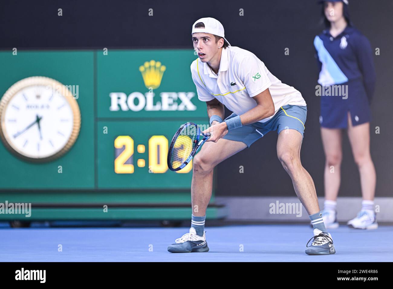 Arthur Cazaux of France during the Australian Open 2024, Grand Slam ...