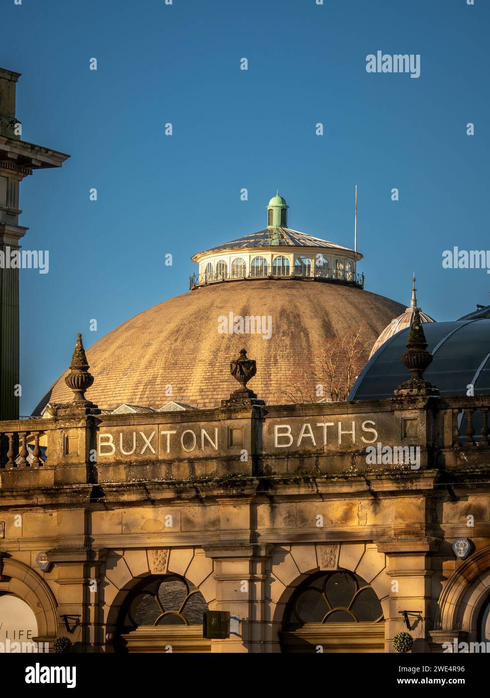 Buxton Baths now the Cavendish Shopping Arcade with the Devonshire Dome ...