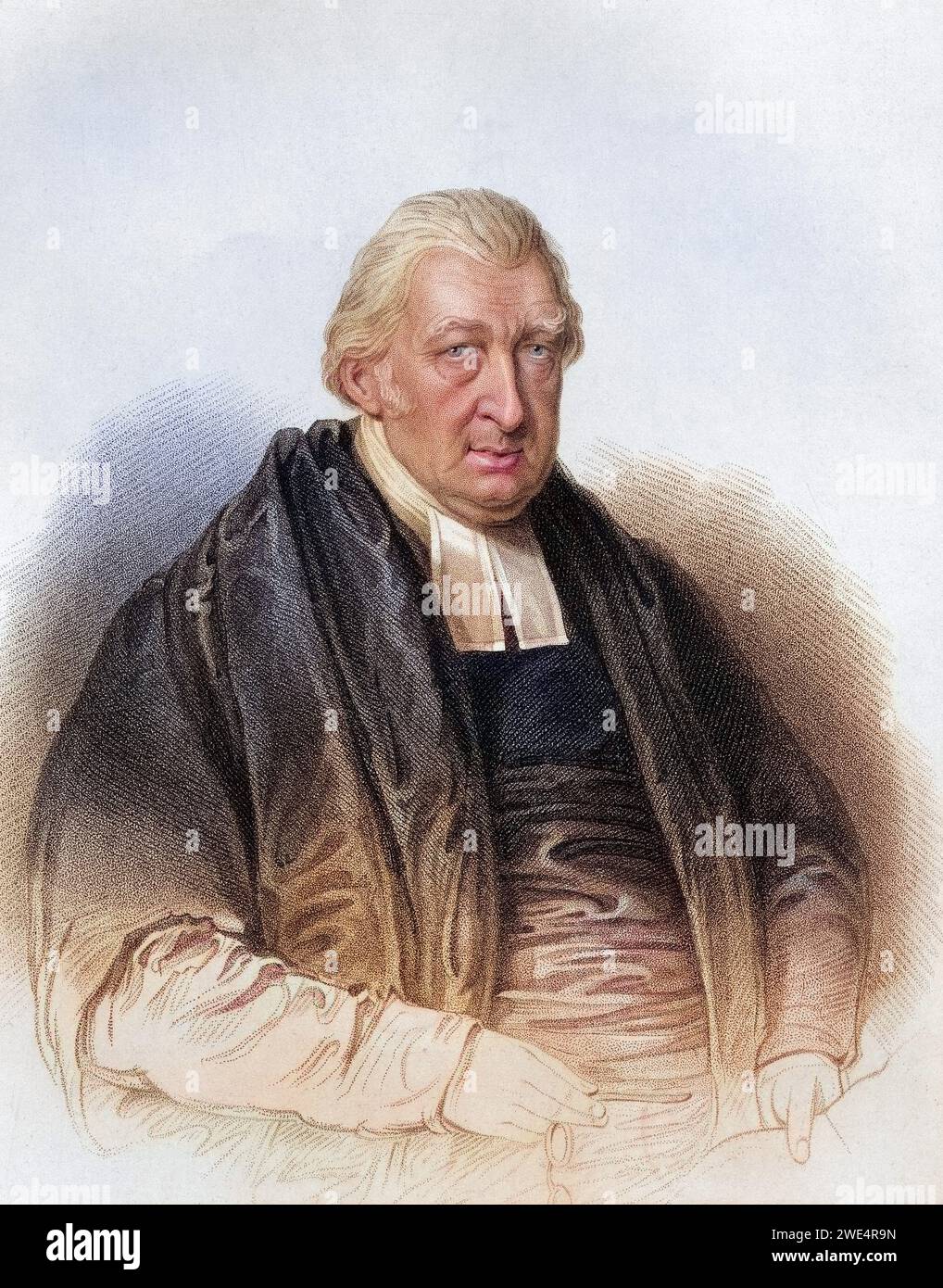 Rev Rowland Hill 1744 to 1833 englischer Prediger und Evangelist ...