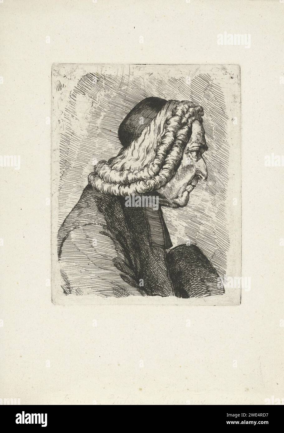 Portret van Francois-Philippe Mesenguy, Jean Duvivier (attributed to ...