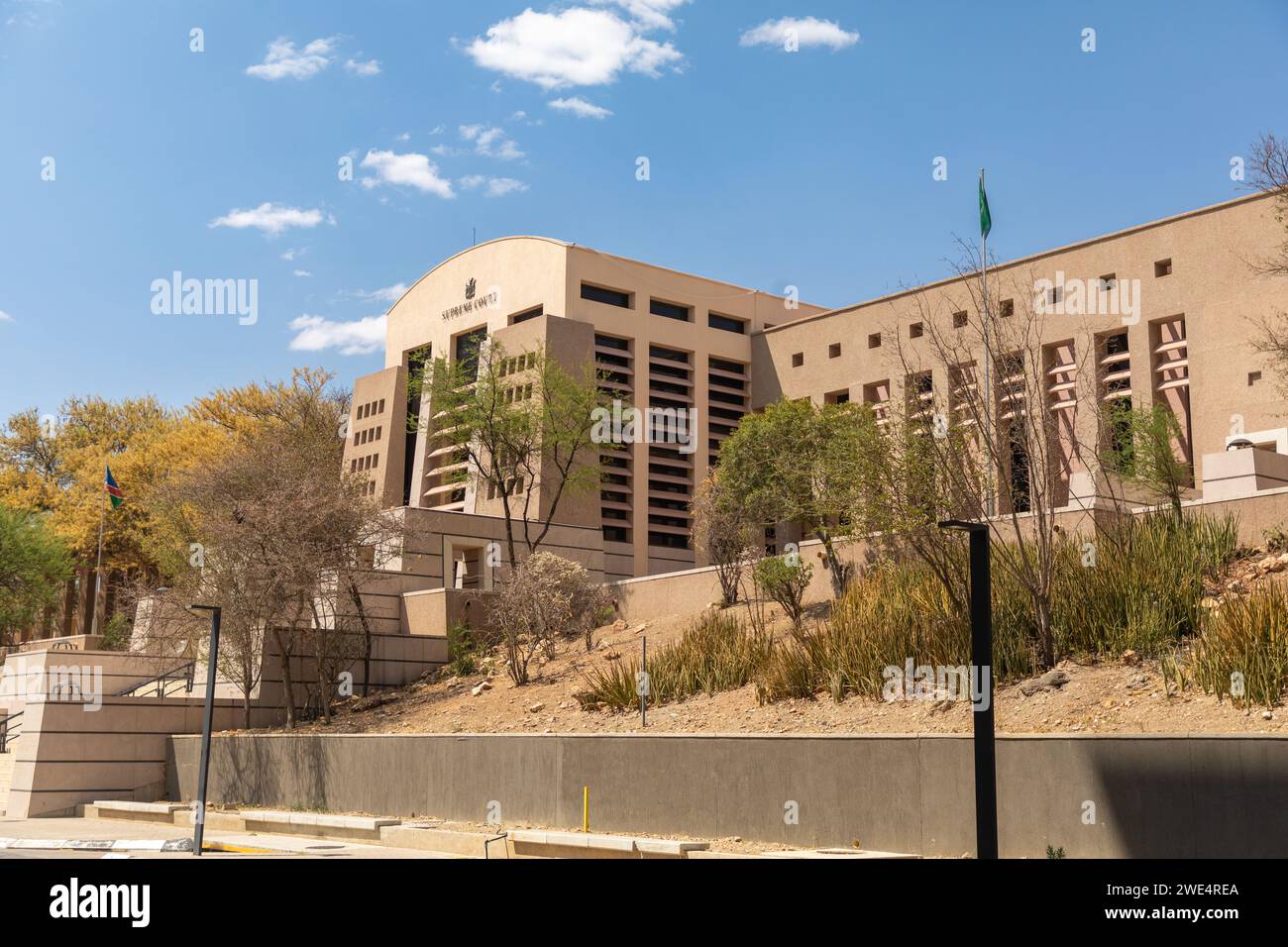 Windhoek, Namibia Oct. 4, 2023: The striking building housing the ...