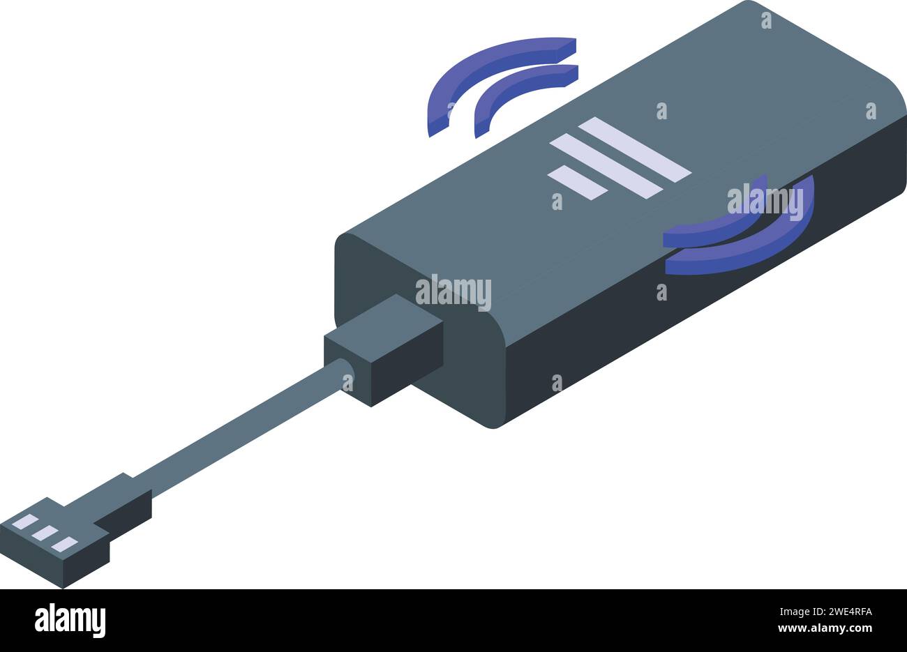 Remote control tracker icon isometric vector. Center data. Pin track ...