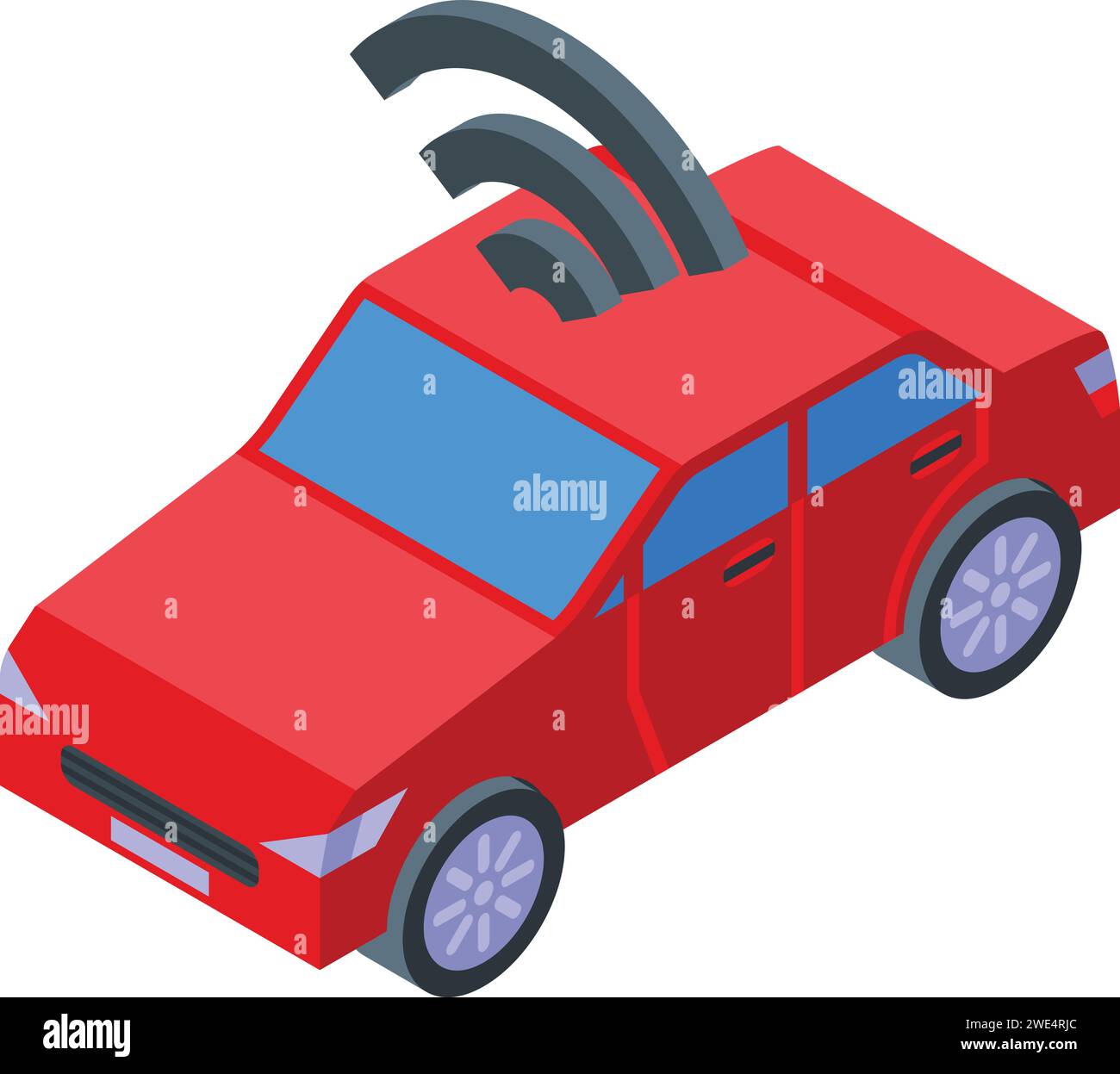 Car Gps Tracker Icon Isometric Vector Navigation City Data System