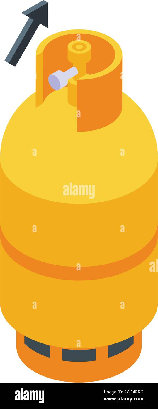 Gas balloon icon isometric vector. Scale rate price. Value price Stock ...
