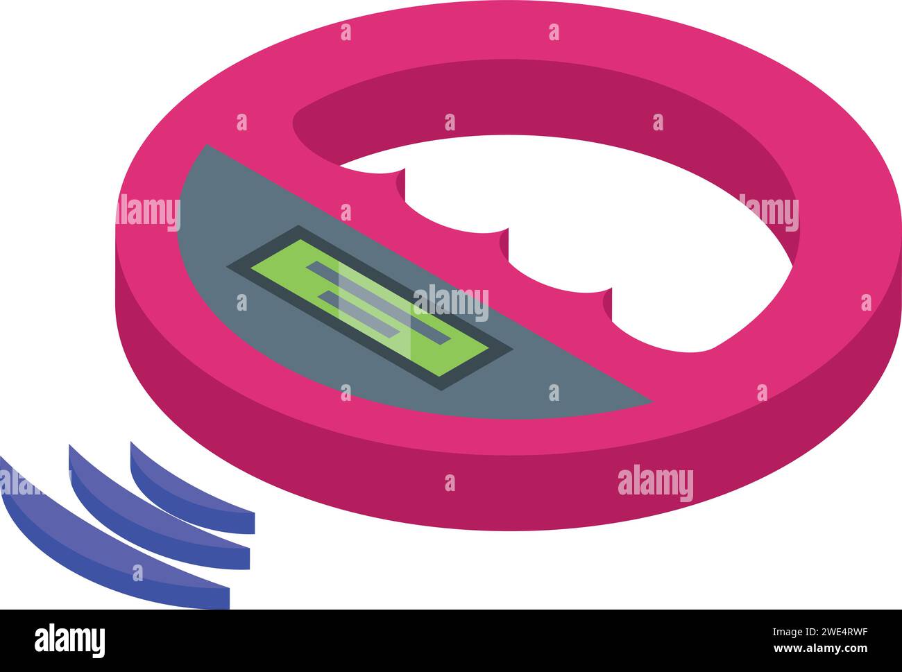 Electronic microchip reader Stock Vector Images - Alamy