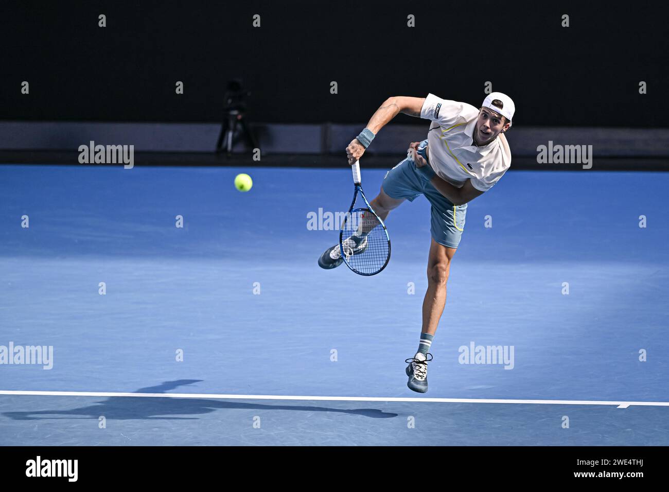 Arthur Cazaux of France during the Australian Open 2024, Grand Slam ...