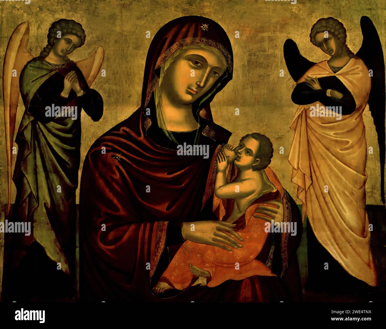 The Virgin Lactans with Angels 15th Century Cretan Workshop, Benaki ...