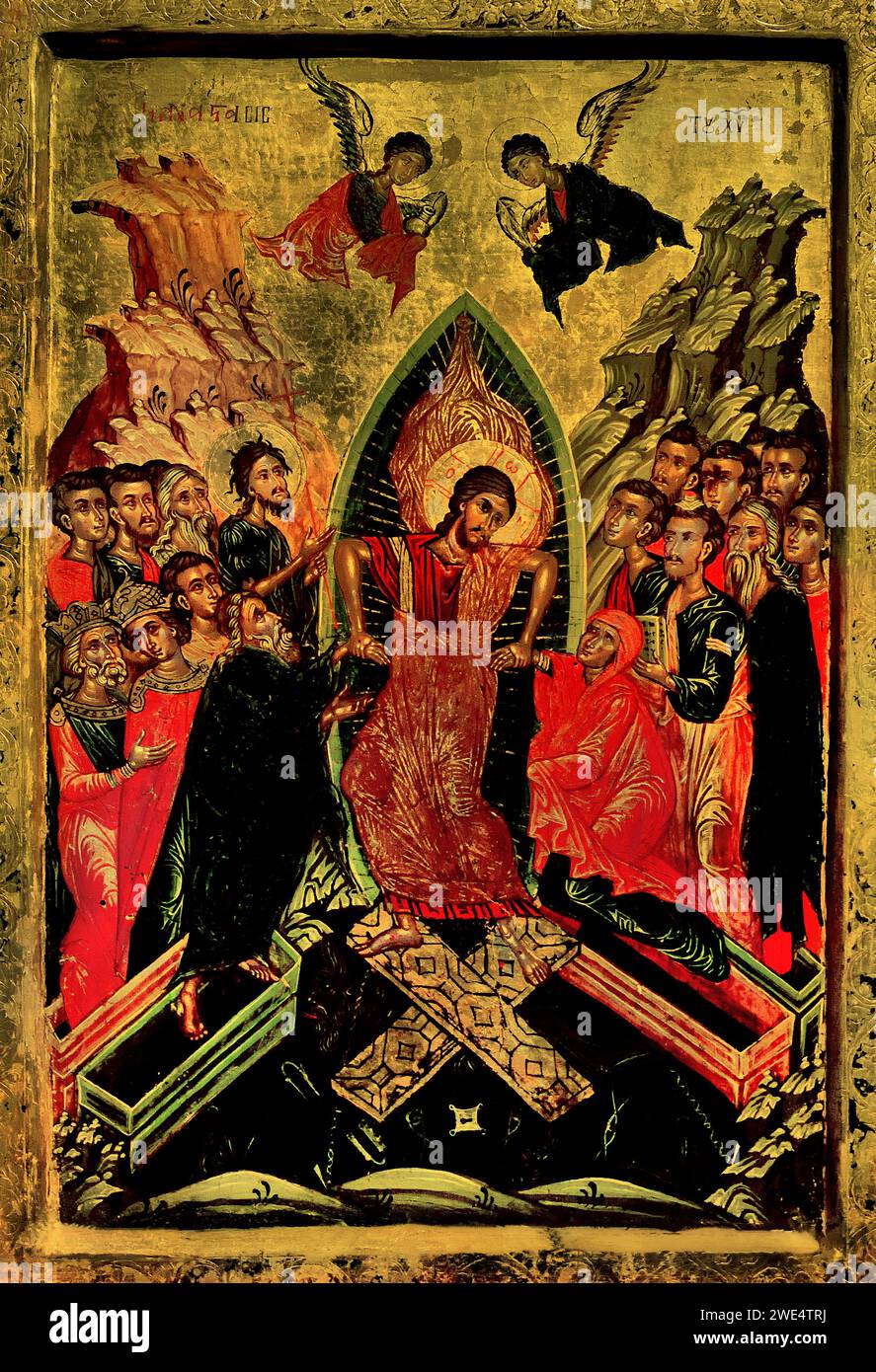 The Descent into Hell. 16th century From a workshop on Mount Athos ...