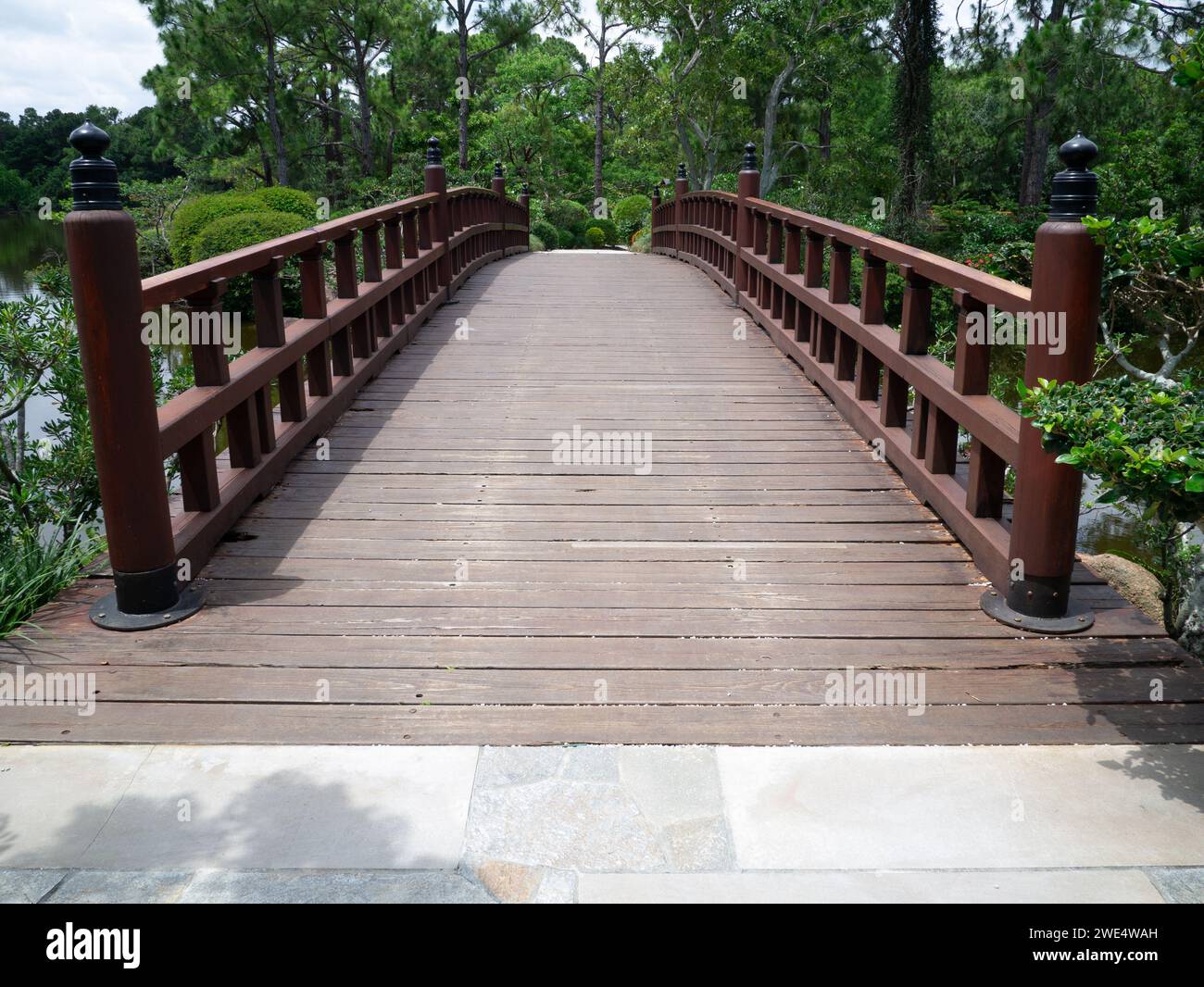 The Memorial Bridge, which symbolises the link between Japan and ...