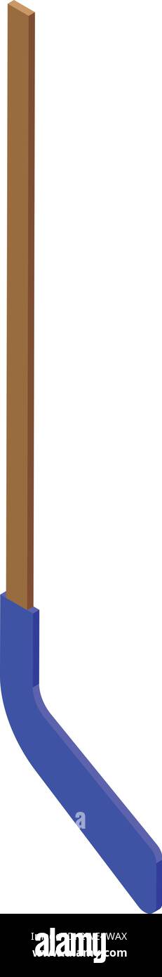 Hockey stick icon isometric vector. Goalie crossed. Game score ...
