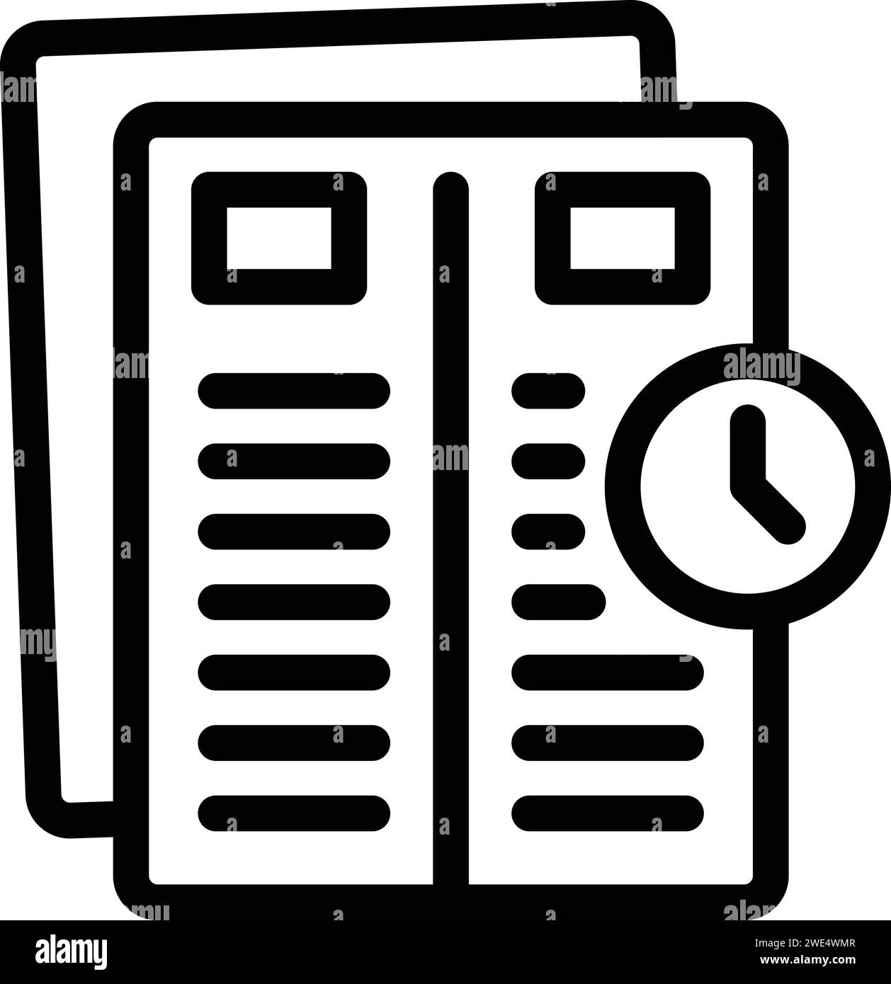Podcast spanish lesson icon outline vector. Online course. Learning ...