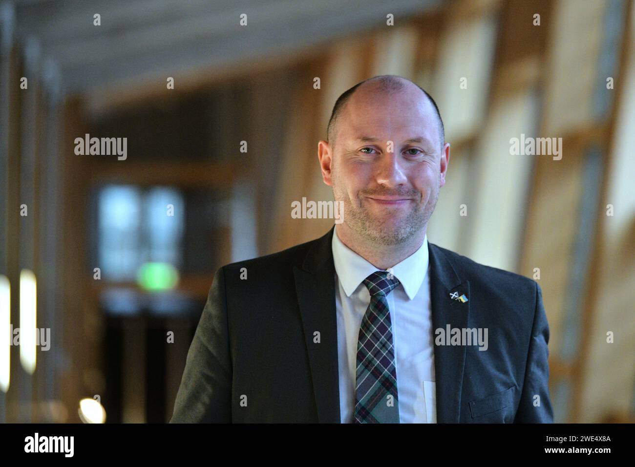 Edinburgh Scotland, UK 23 January 2024. Cabinet Secretary for Wellbeing ...