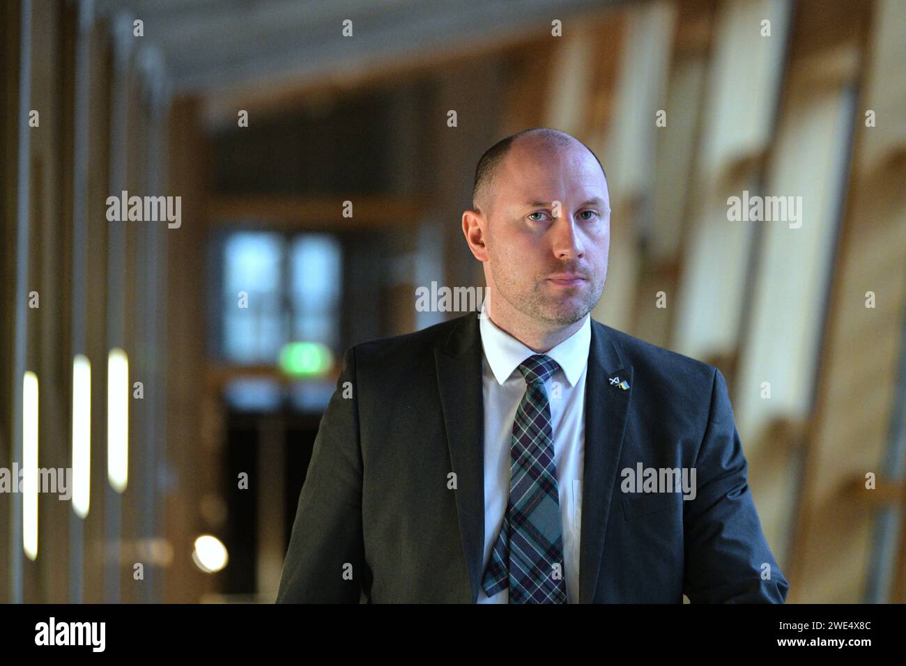 Edinburgh Scotland, UK 23 January 2024. Cabinet Secretary for Wellbeing ...