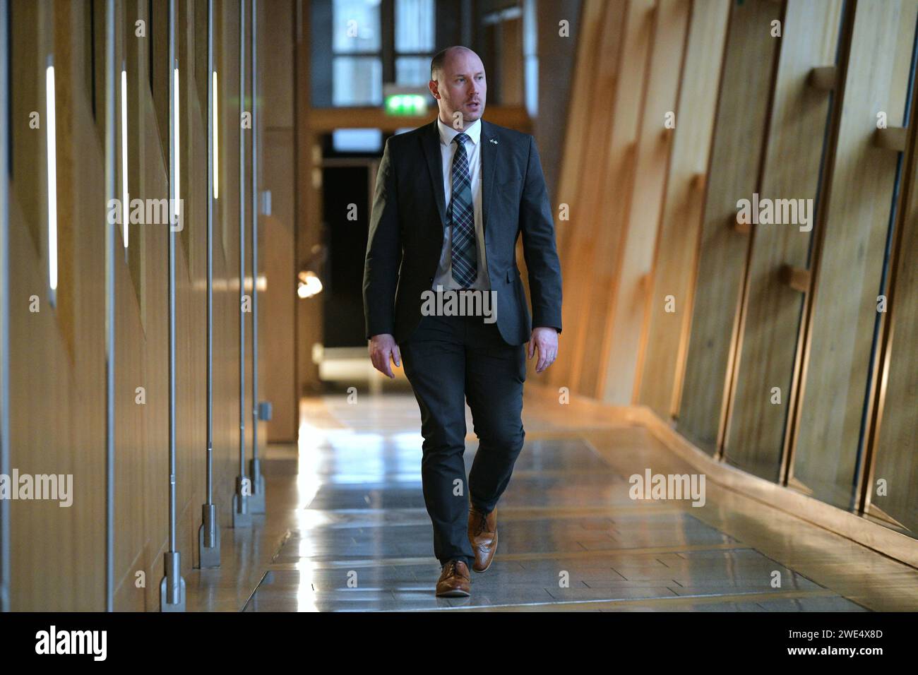Edinburgh Scotland, UK 23 January 2024. Cabinet Secretary for Wellbeing ...